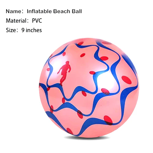 Custom Logo Promotional Inflatable PVC Beach Balls for Kids