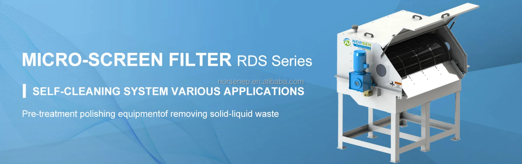 New Rotary Drum Filter Screen for Wastewater Treatment