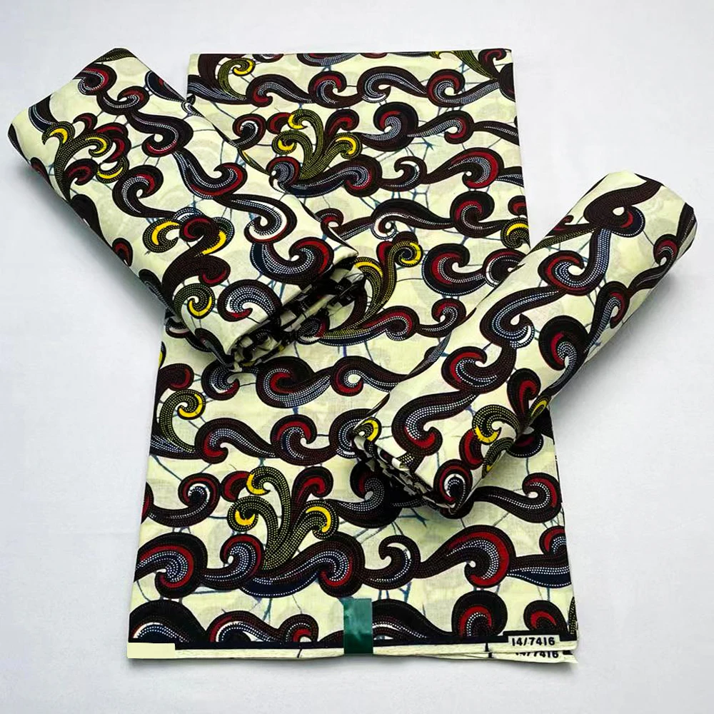 High Quality 100% Cotton African Dutch Hollandais Wax Print Fabric Wax ...
