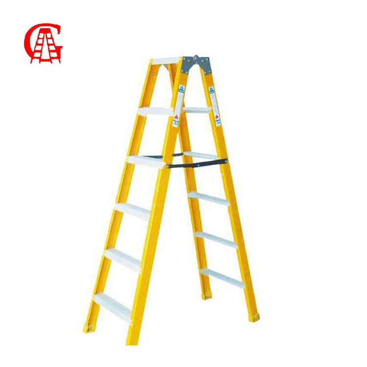 Fiberglass Step Ladder With Extension insulated platform ladder for ...