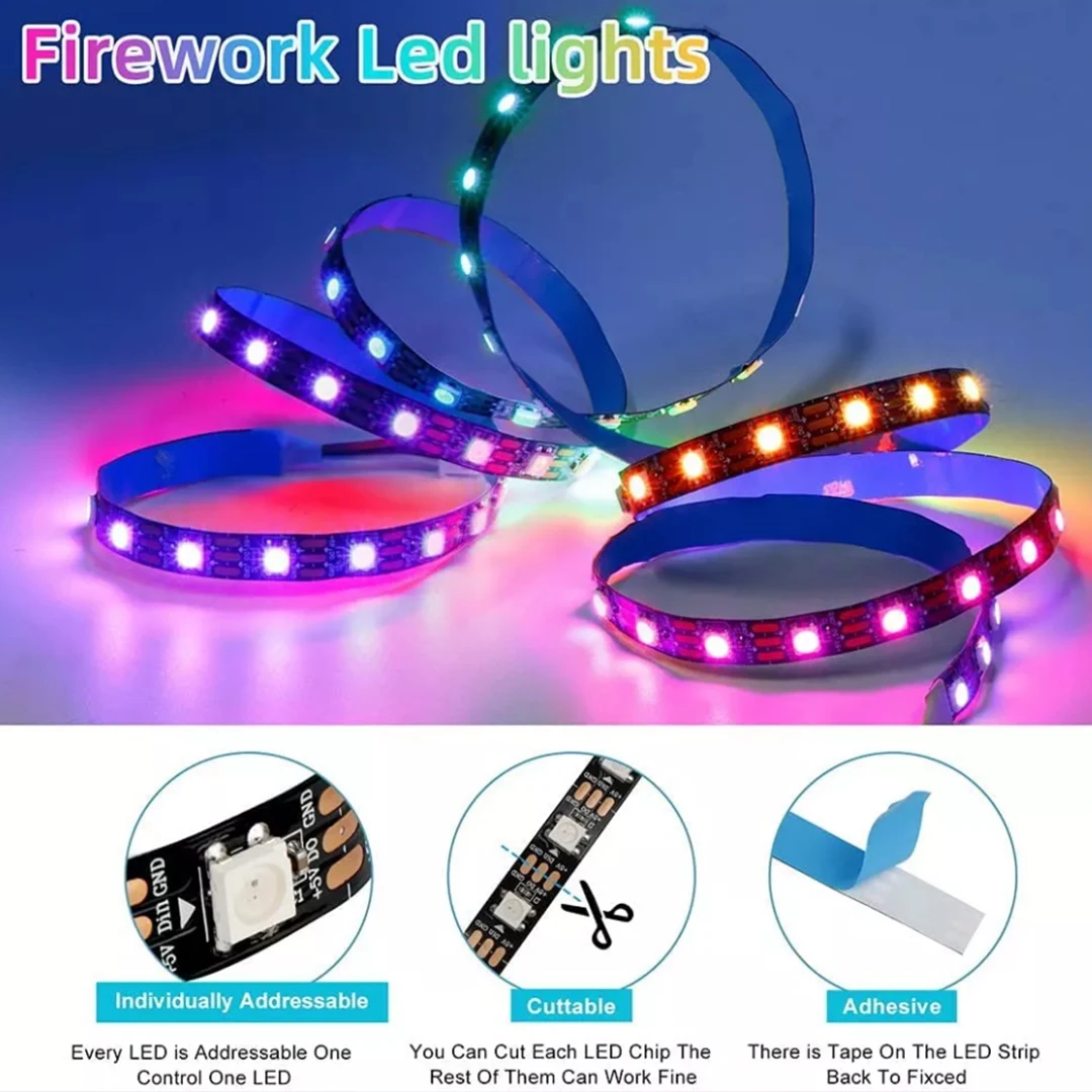 Smart Led Firework Lights - Holiday Decoration Control