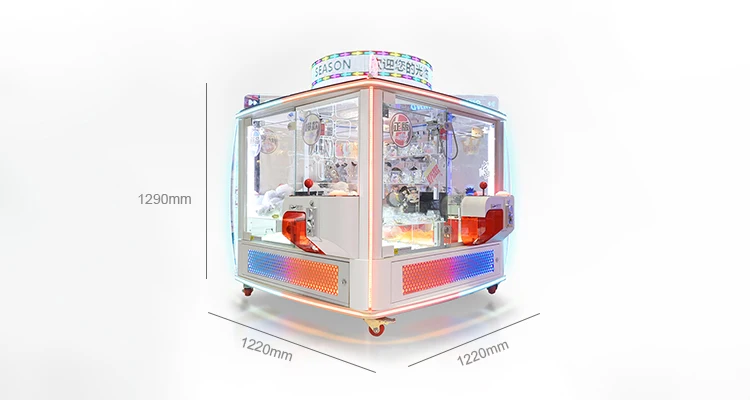 Funvending Coin Operate Game - Small Skewb Diamond Claw Machine for 4 ...
