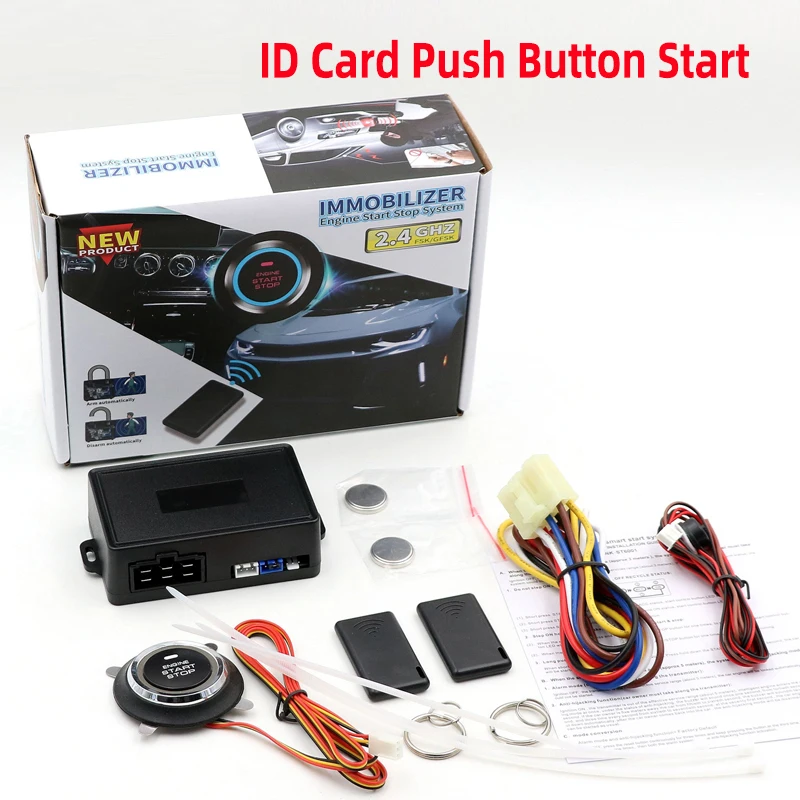 Universal Rfid 2.4ghz Anti-hijacking Car Immobilizer & Start Alarm ...