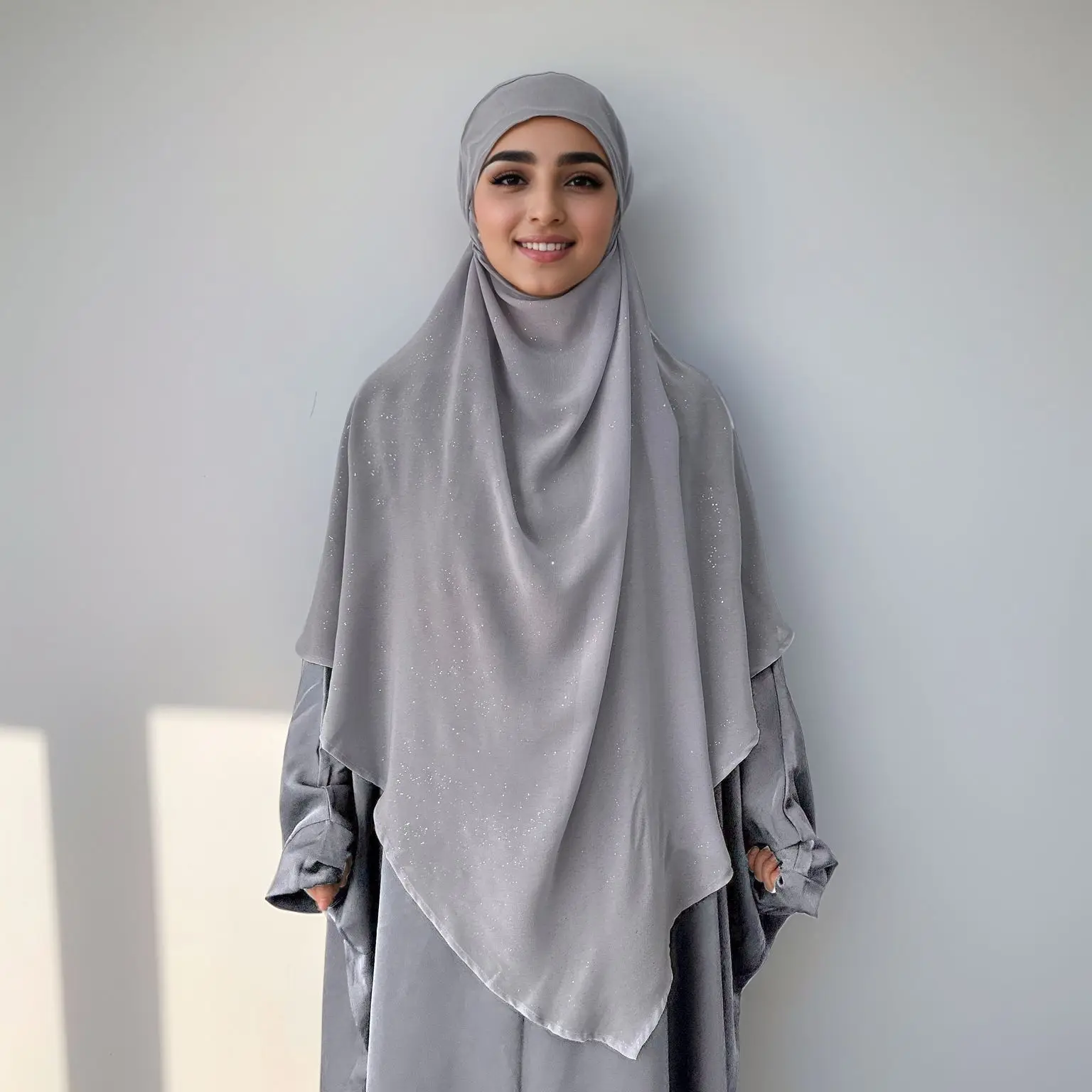 Luxury Diamonds Chiffon Kimar for Women High Quality Muslim Kimar ...