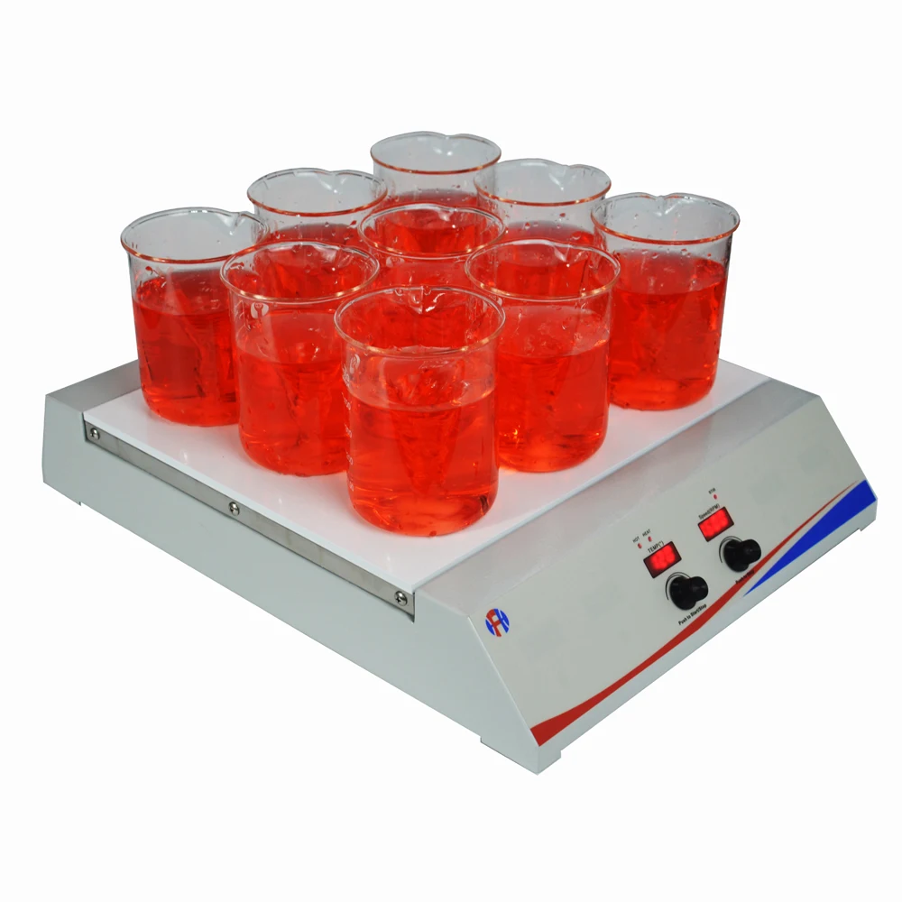 10 Points Magnetic Stirrer Hotplate Hsha-10d Laboratory Multi-position ...