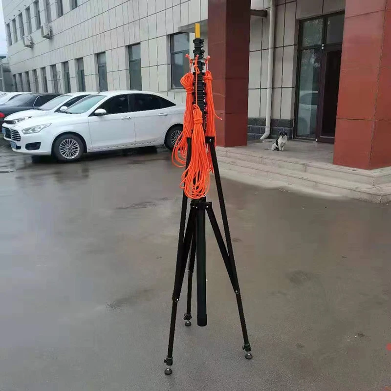 Heavy Duty 50ft Telescopic Mast Pole Leveling Staff Surveying Rod ...