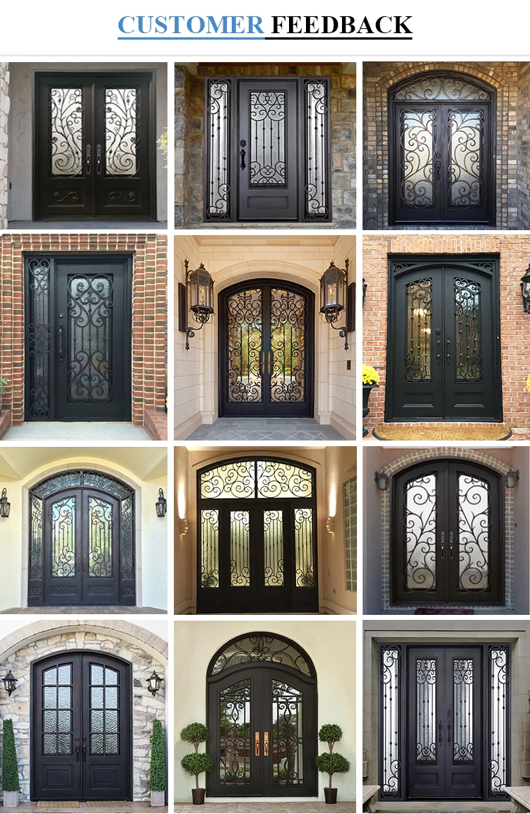 Cheap House External Security Rustic Metallic Main Entrance Door ...