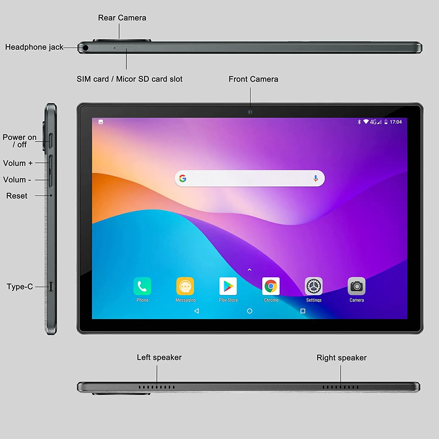 Deped 4G LTE Tablets with Android 11 - Ideal for Education
