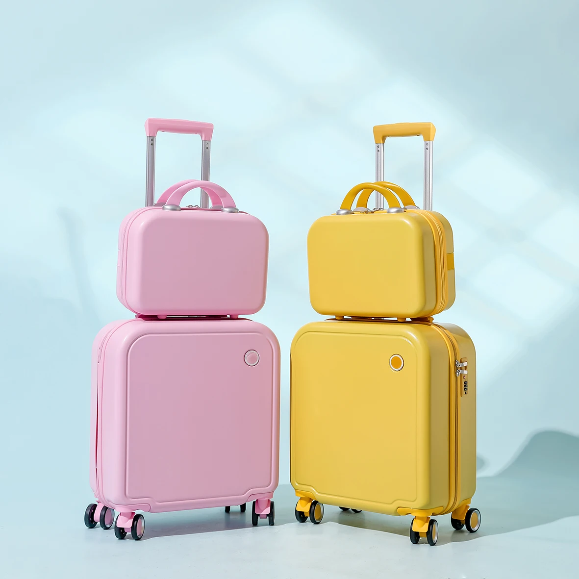 Customized Luggage Set Travel Trolley Luggage PC Suitcase Sets of 5 ...