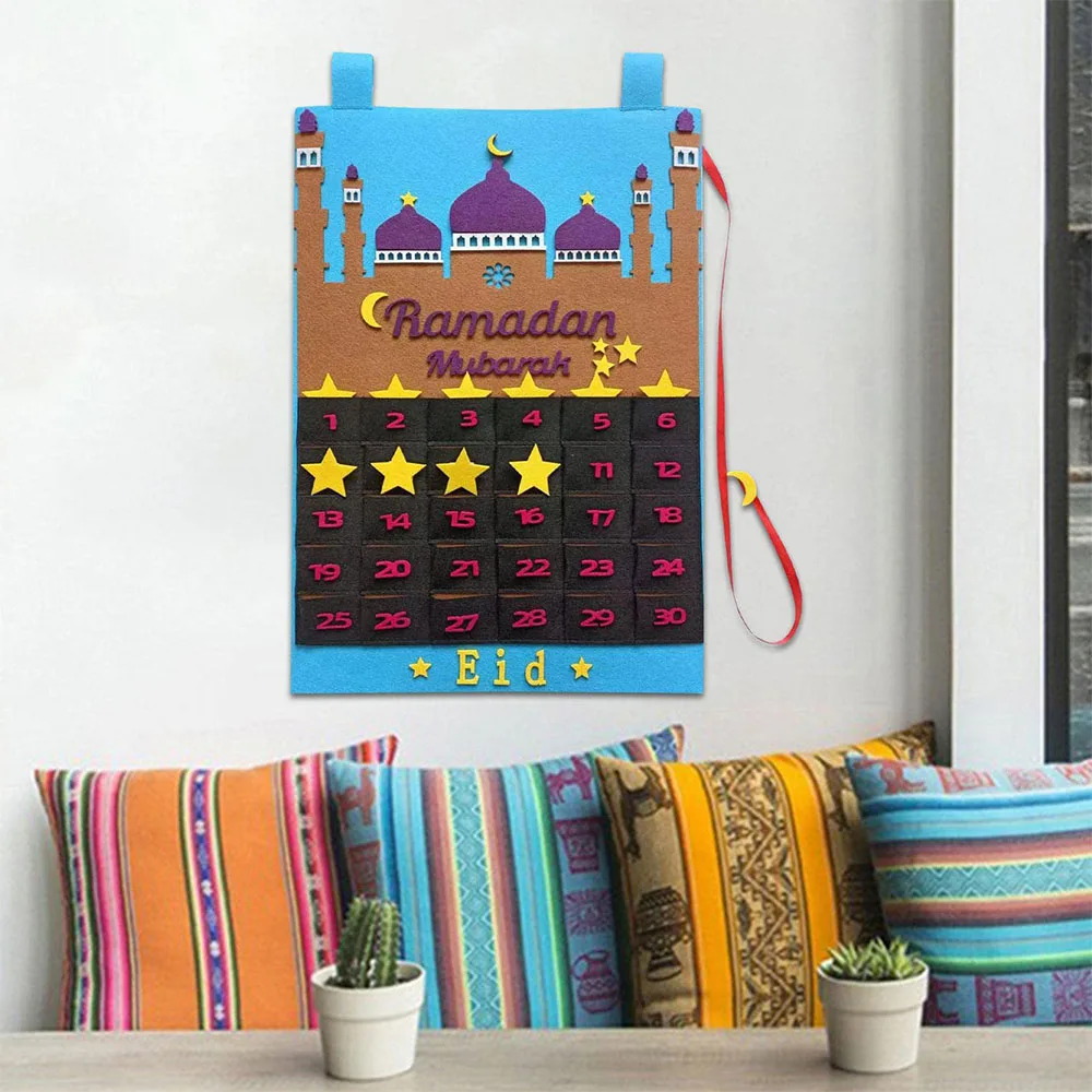 2024 Diy Ramadan Decorations Ramadan Calendar 30 Days Hanging Felt ...