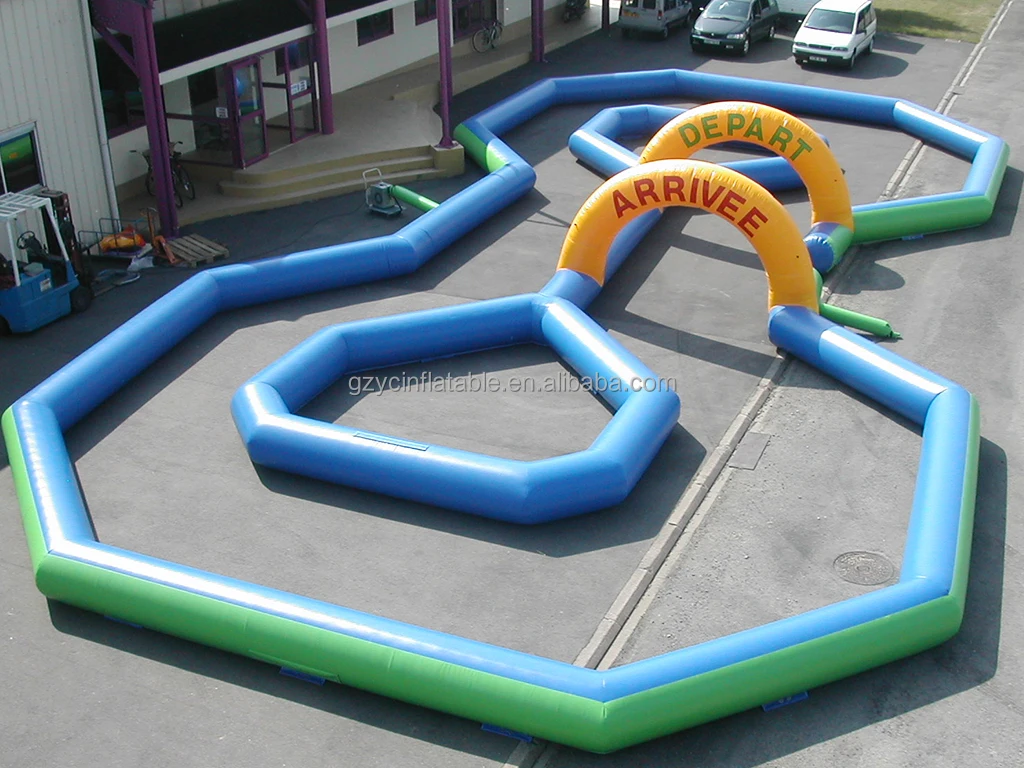 Outdoor Games Inflatable Race Track Inflatable Race Track Inflatable Go ...