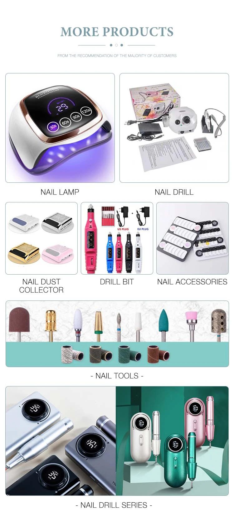 Salon Manicure Equipment Cleaner Machine Dust Collector Electric Dust ...