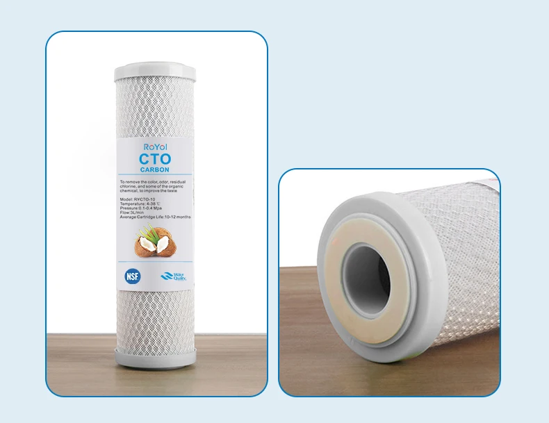 CTO Water Filter - Whole House Coconut Shell Carbon Block