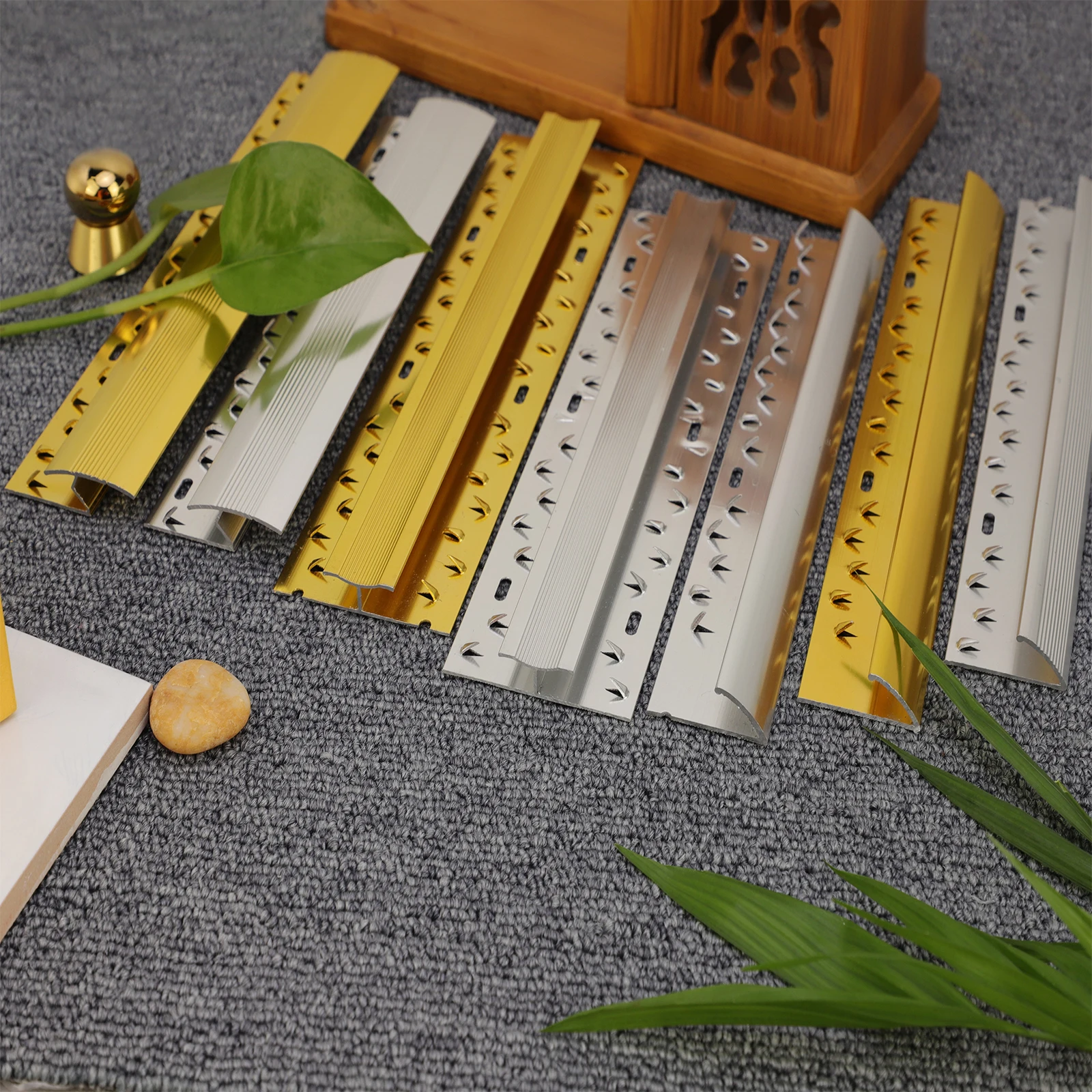 Leading Factory Tile Carpet Transition Trim Aluminum Carpet Edge Trim ...