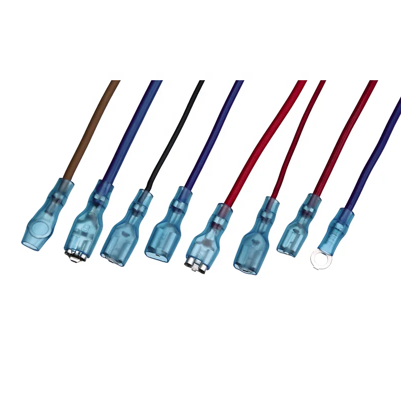 250 Terminal Sheath 187 Straight Terminal Insulation sleeve transparent ...