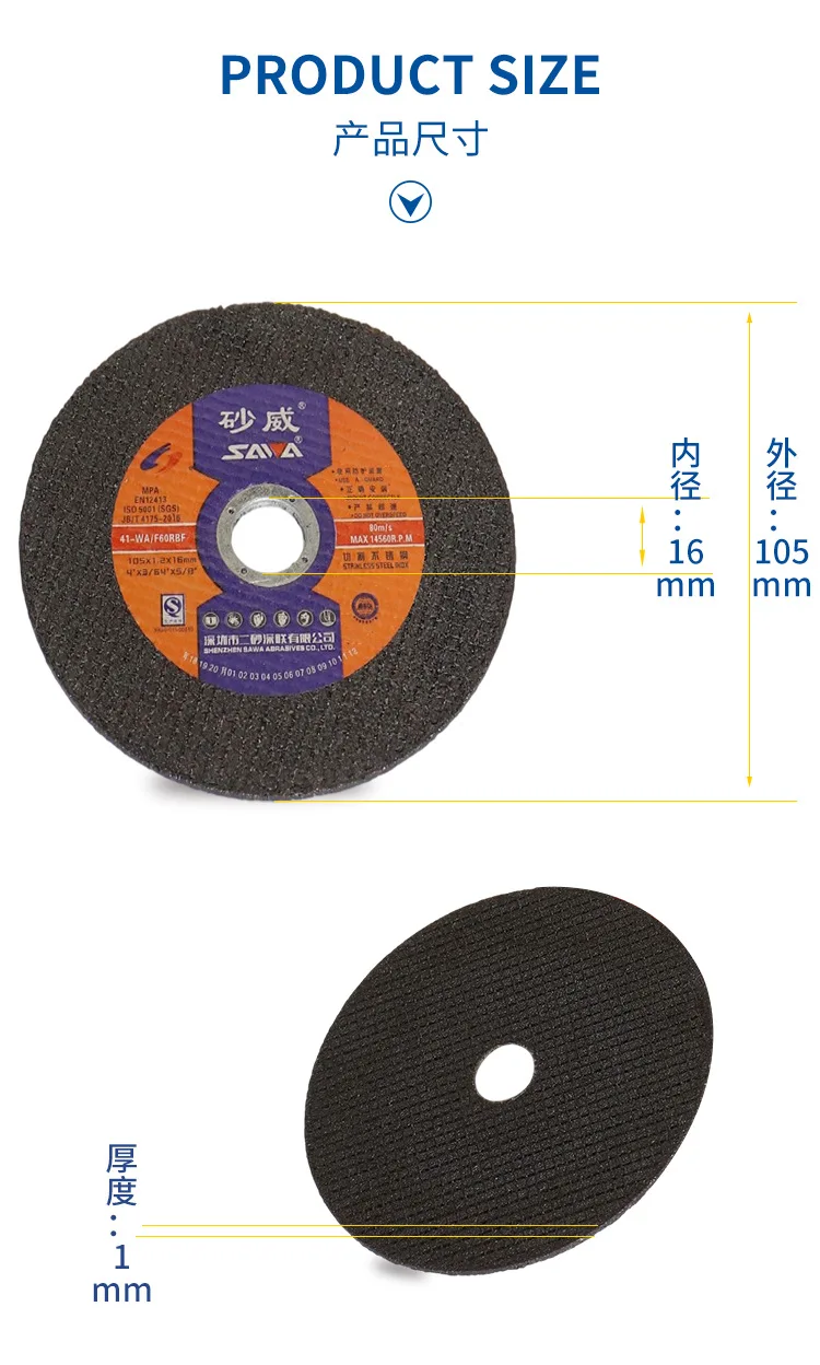 Thin Cutting Disc Double Mesh Stainless Steel Grinding Wheel Angle ...