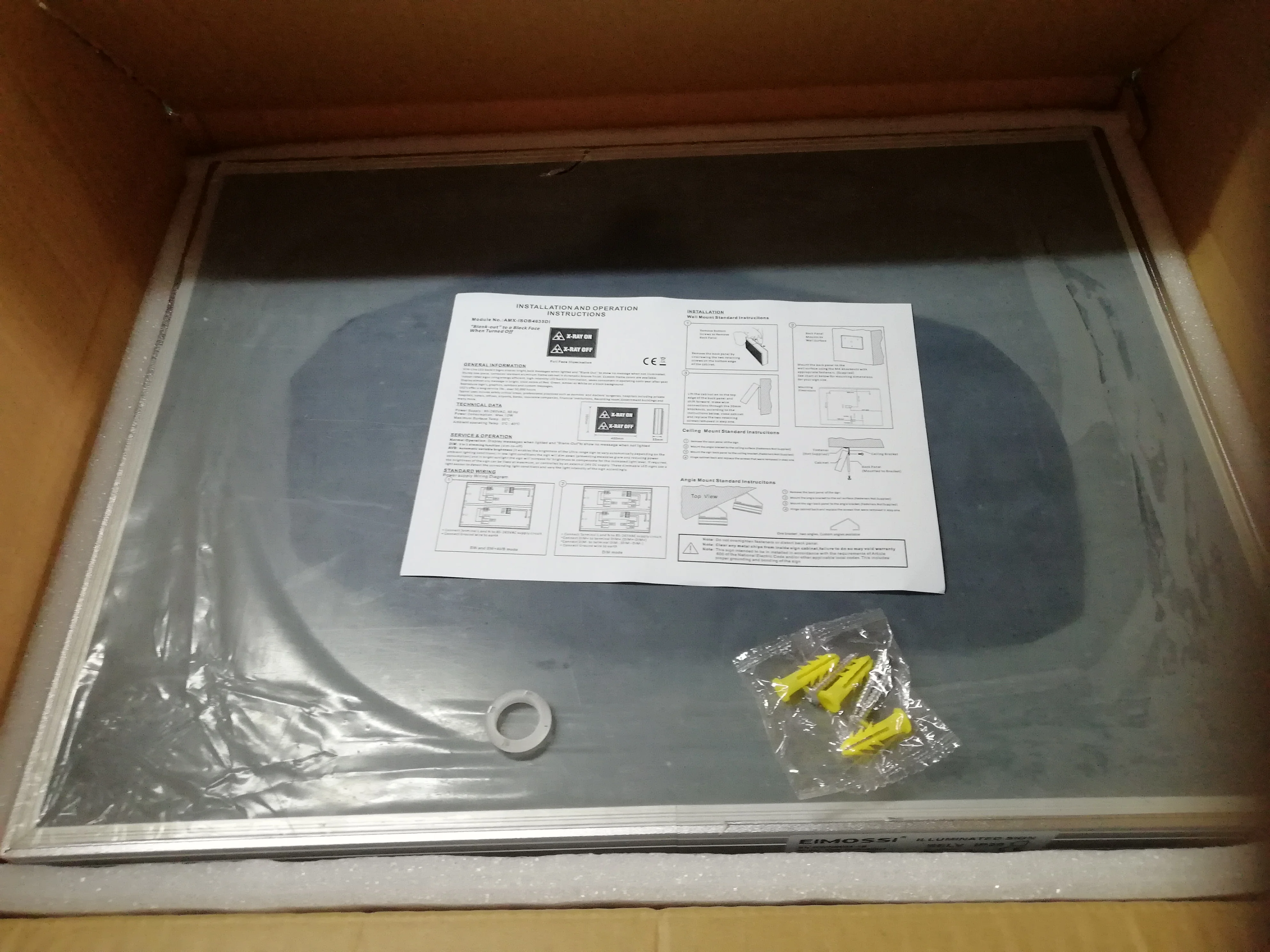 Ct Scan In Use Led Indoor Illuminated Indicator Warning Light - Buy Ct ...