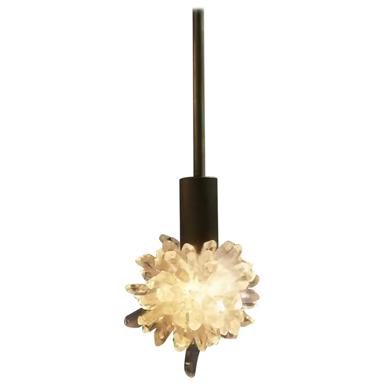 Natural Stone Rock Crystal Lighting Fixtures for Living Room