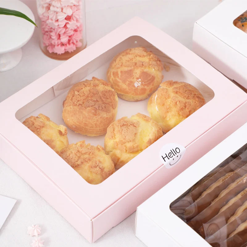Picnic Afternoon Tea Cake Box Puff Cookie Box Baking Box| Alibaba.com