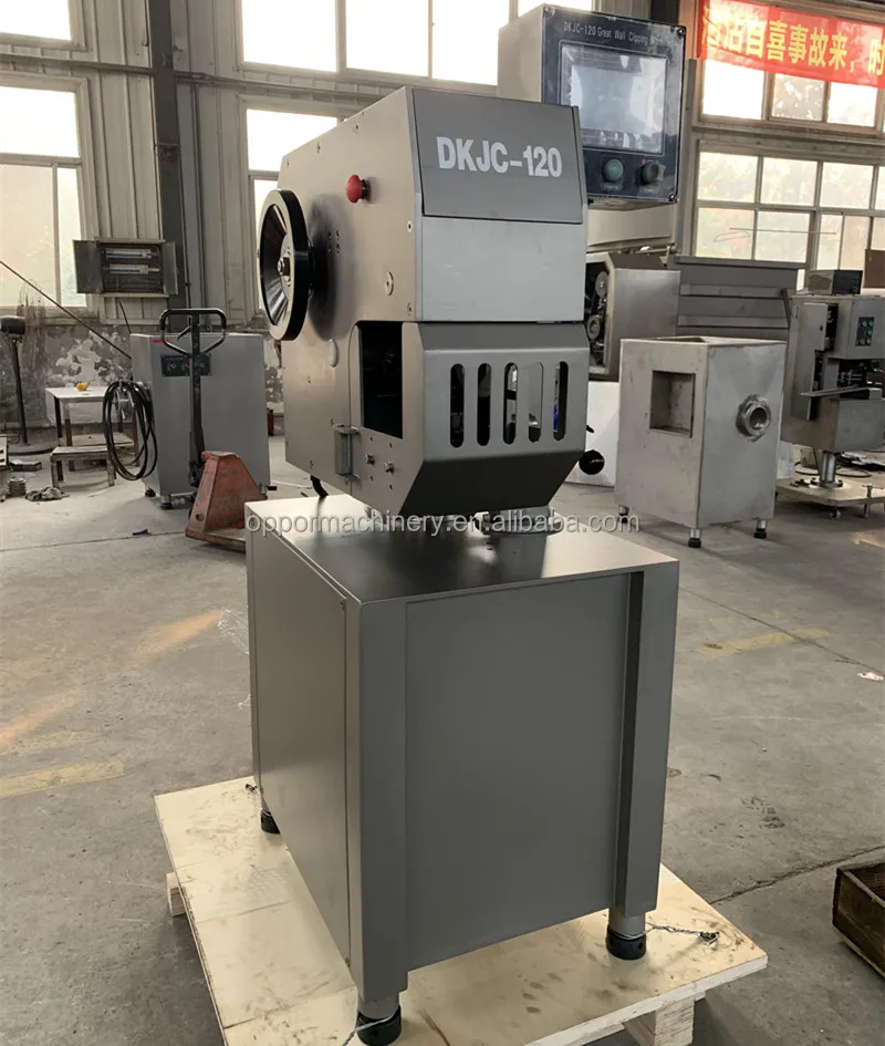 Double Sausage Clipping Machine And Sausage Clipper Electric Dkjc-120 ...