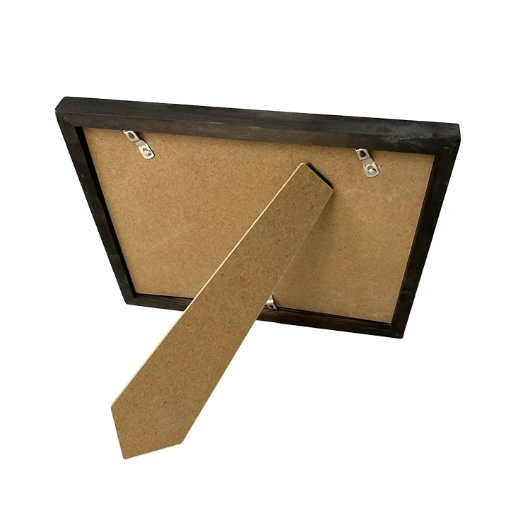 Natural Wooden Photo Frame Commemorative Nostalgic Desktop Photo Frame ...