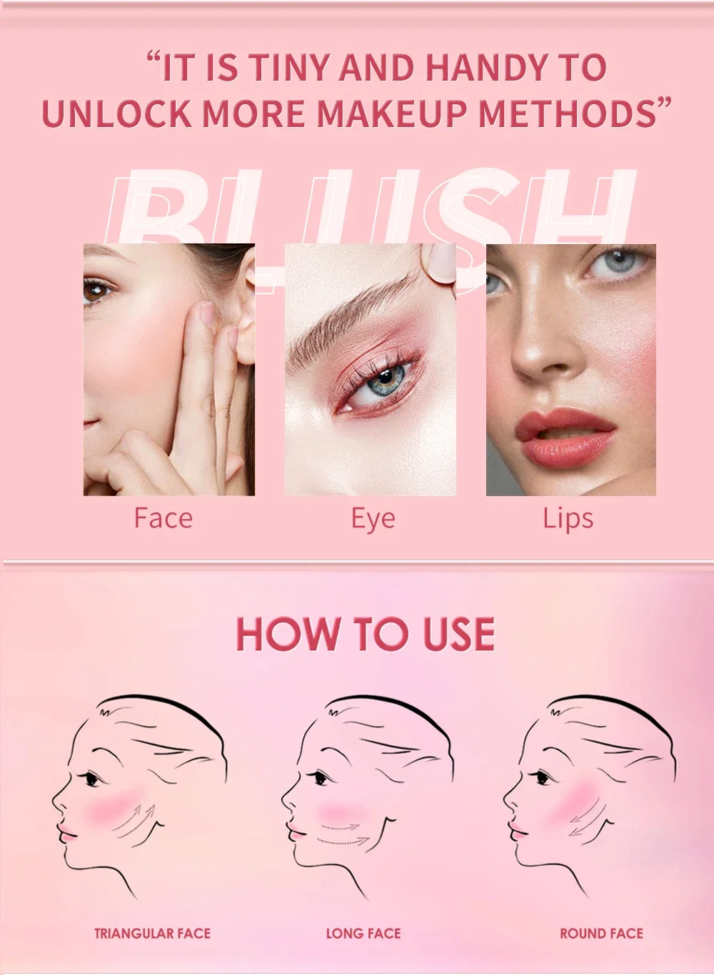 HANDAIYAN Face Makeup Highlighter Bronzer Contour Cream
