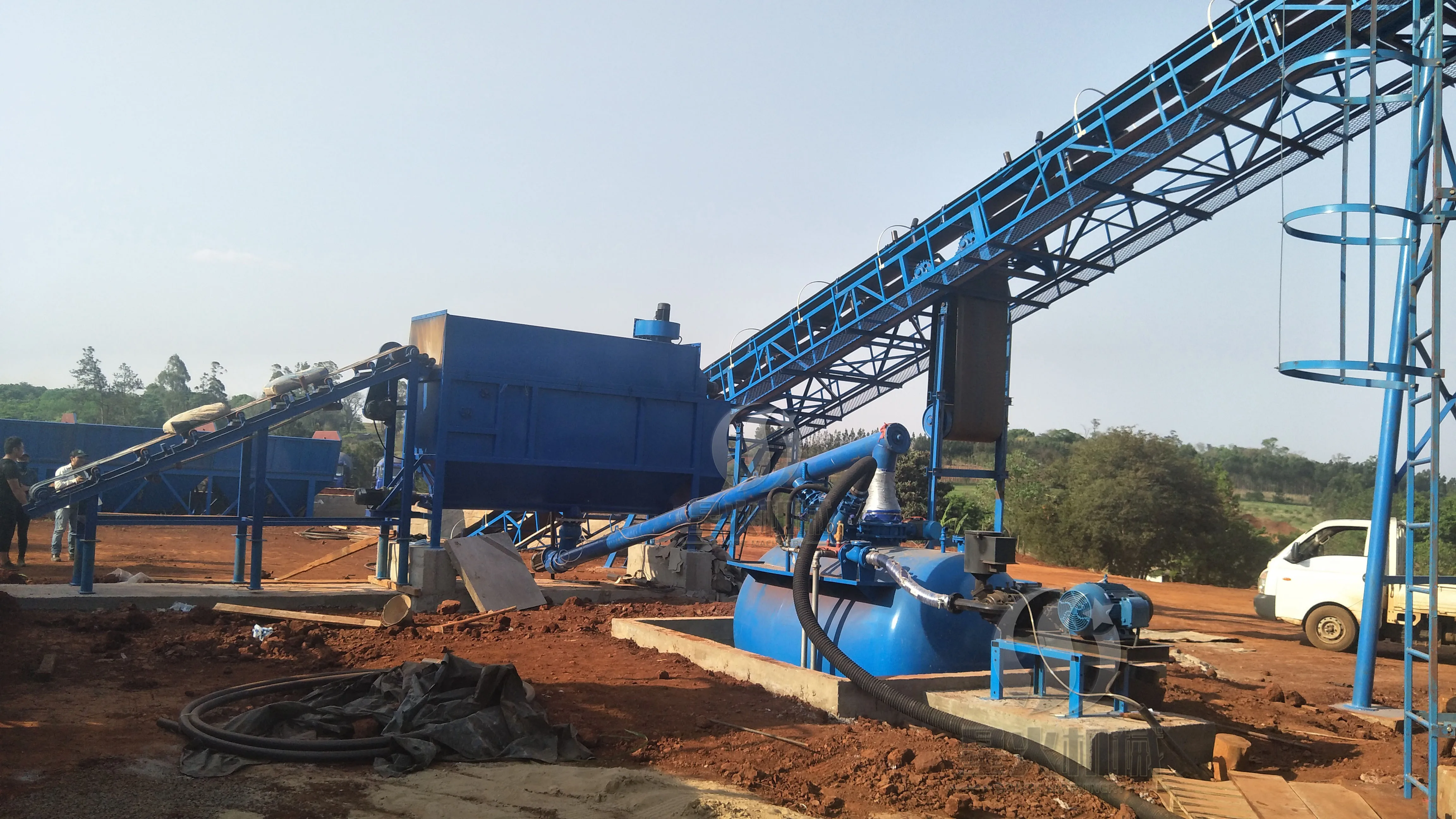 Pneumatic Cement Feeder - Efficient 5M3 Horizontal Loader