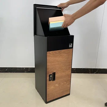 Japanese Wooden Mailbox Parcel Drop Box For Secure Parcel And Mail ...