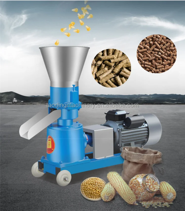 Small poultry Food make pelletizer Machine For Animal Feeds Heavy Duty ...