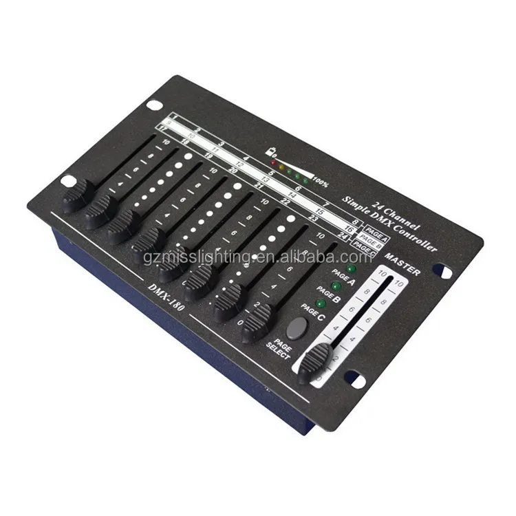Chargeable Lithium Battery 24 Channel Console Simple Dmx Controller ...