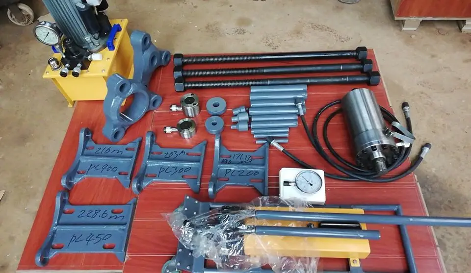 100/150/200 Ton Hydraulic Track Link Pin Press Portable Press Link ...