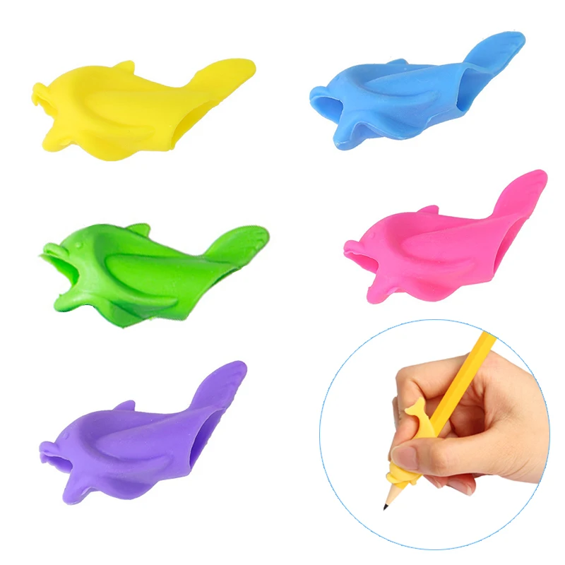 Three Fingers Silicone Students Children Special Needs Bag Fish Shape ...
