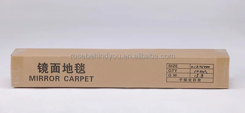 Luxury Elegant Gold Wedding Magical Mirror Aisle Wrap Runner