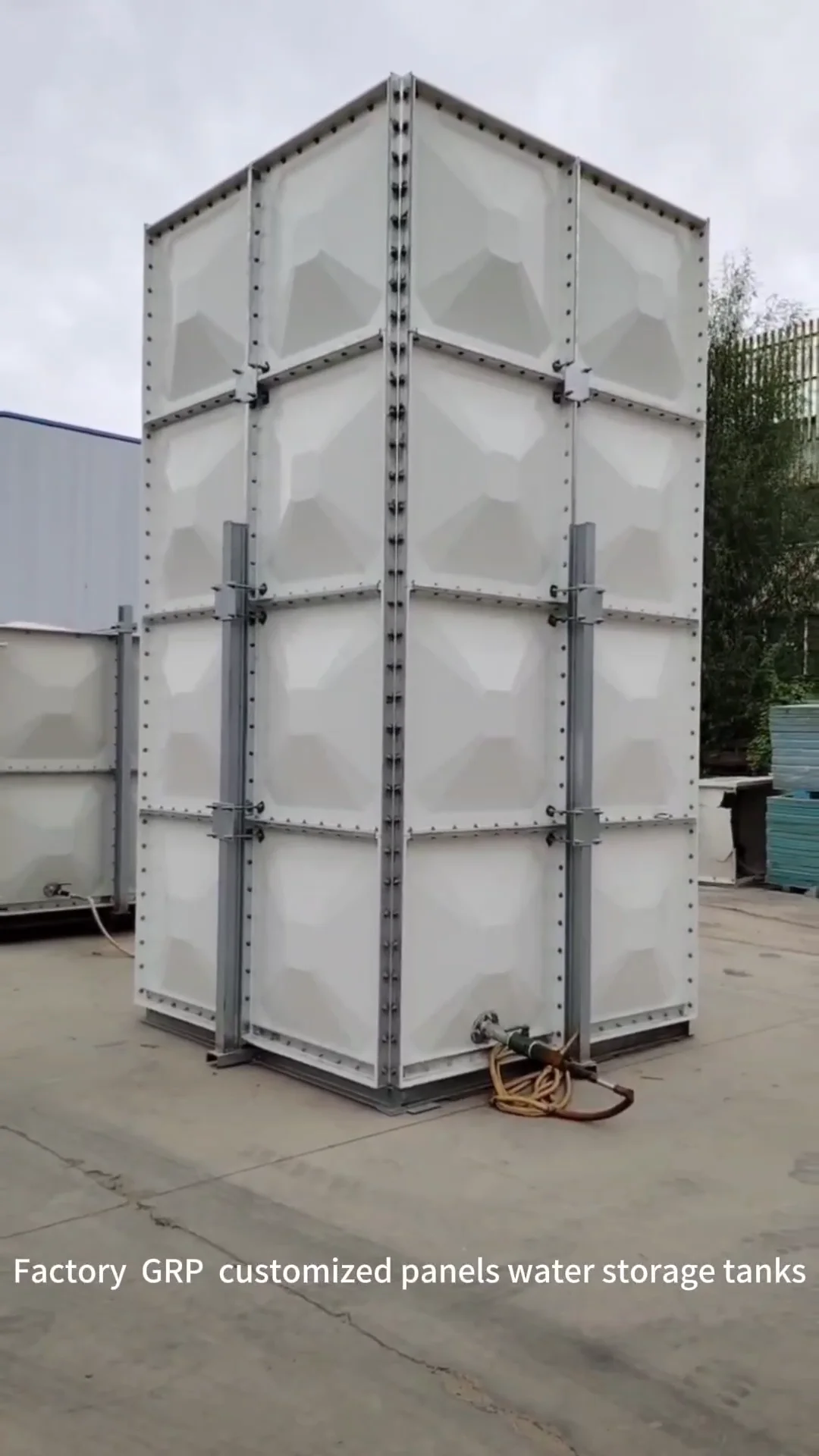 Plastic Sheet For Flexible Water Storage Tank For Sale 50000 Liters Grp ...