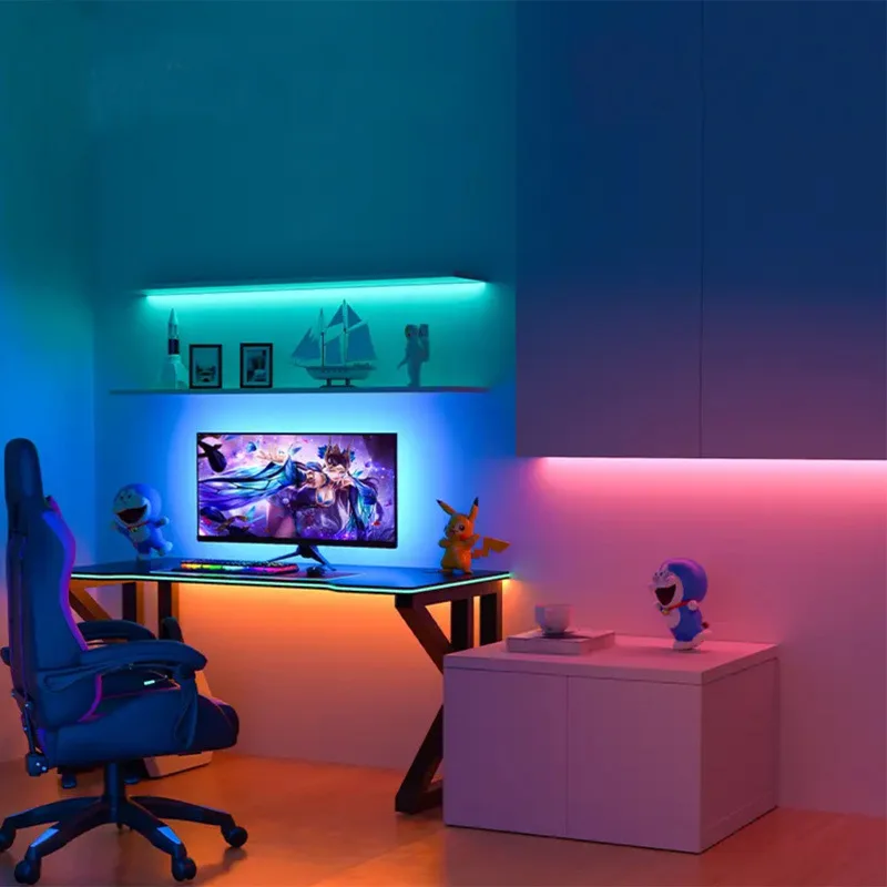 New Project Installation Dream Color Led Strip Light Rgbw Cob Magic ...