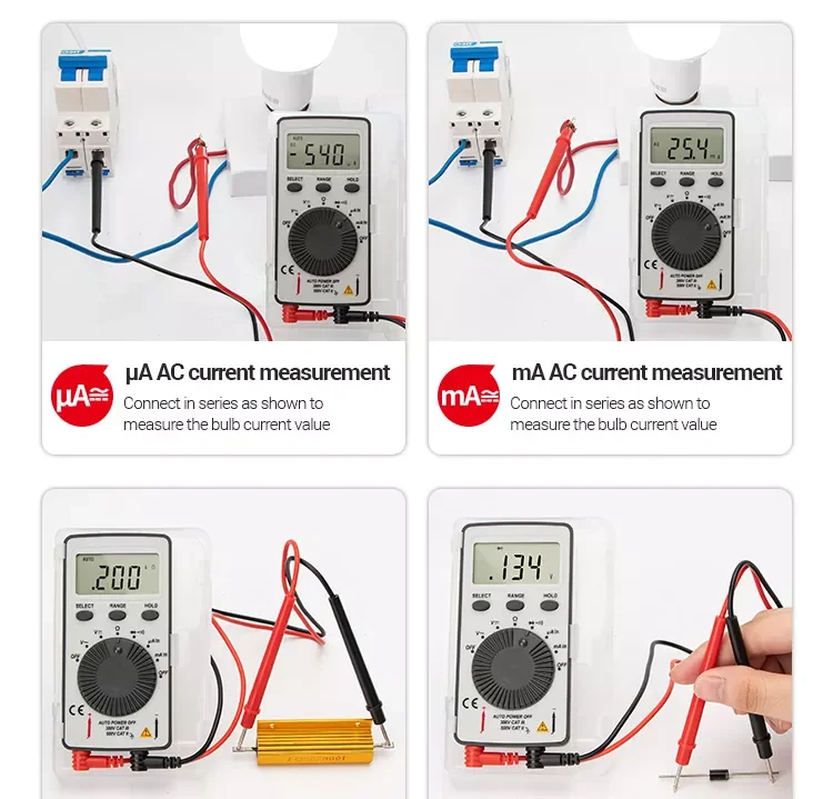 ANENG AN101 Mini Digital Multimeter - Reliable & Waterproof