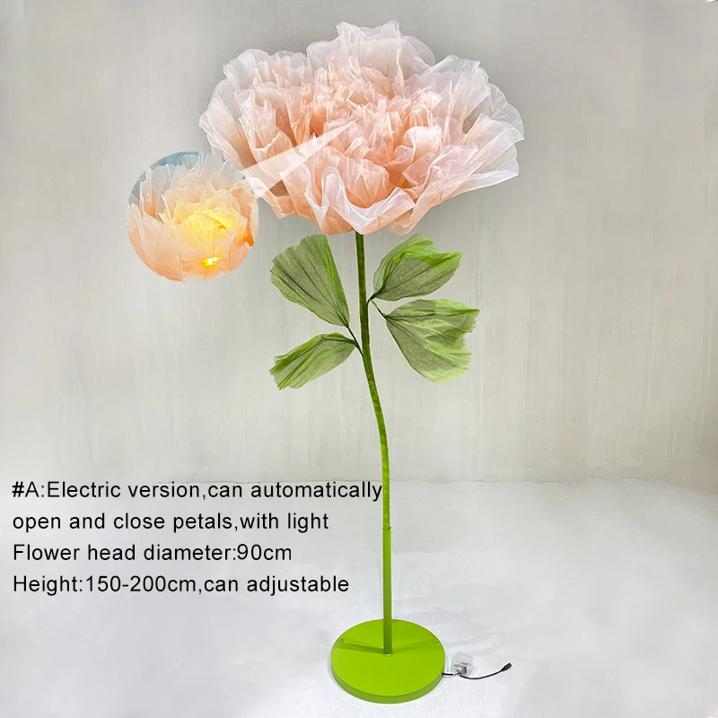 Automatic Opening Closing Flowers for Wedding Decorations