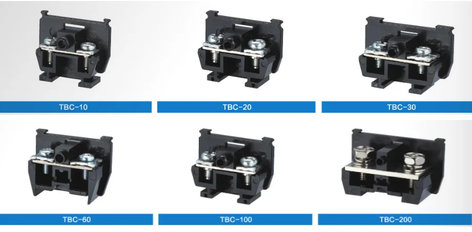 Keerte High Current Tbc-200a Combined Terminal Block Plastic Screw Terminal Blocks 200a 600v ...