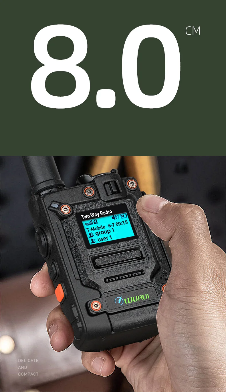 4g Poc Two-way Radio K300 Linux System With Real Ptt Built In Mini ...