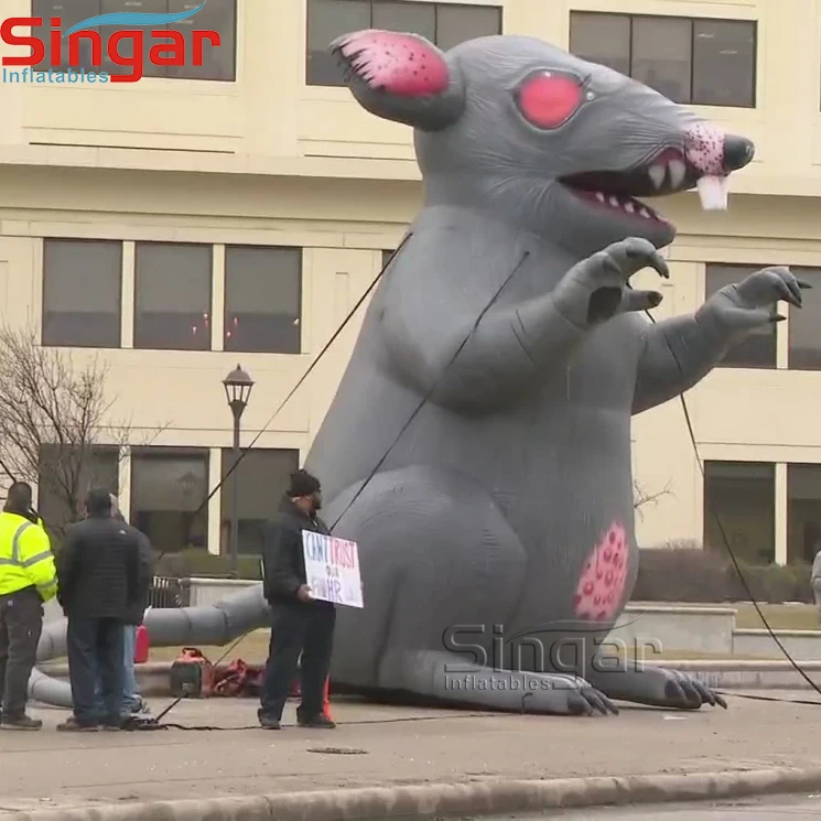 Giant inflatable protest rats model rats balloon rat animal inflatables ...