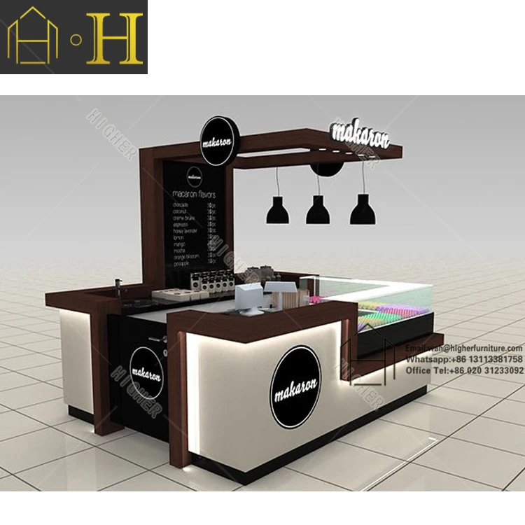 Luxury Kiosk Design - Elegant Sweet Food Display Showcase
