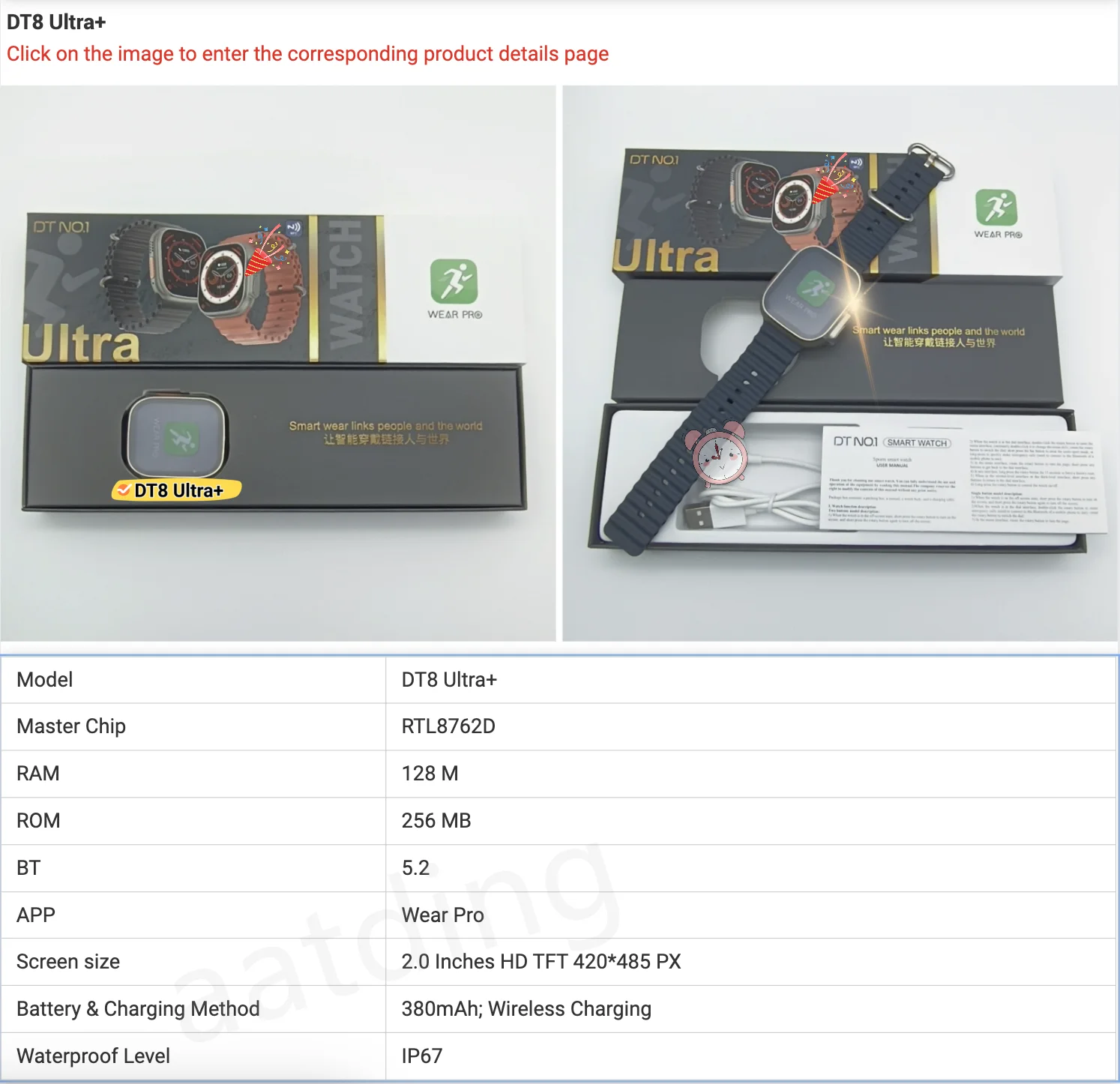 Dt3 Mate Smartwatch 2023 Best Circular Screen Dual Strap Relojes ...