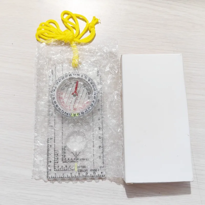 High Quality Acrylic Compass Map Scale Ruler Luminous Folding Glow ...