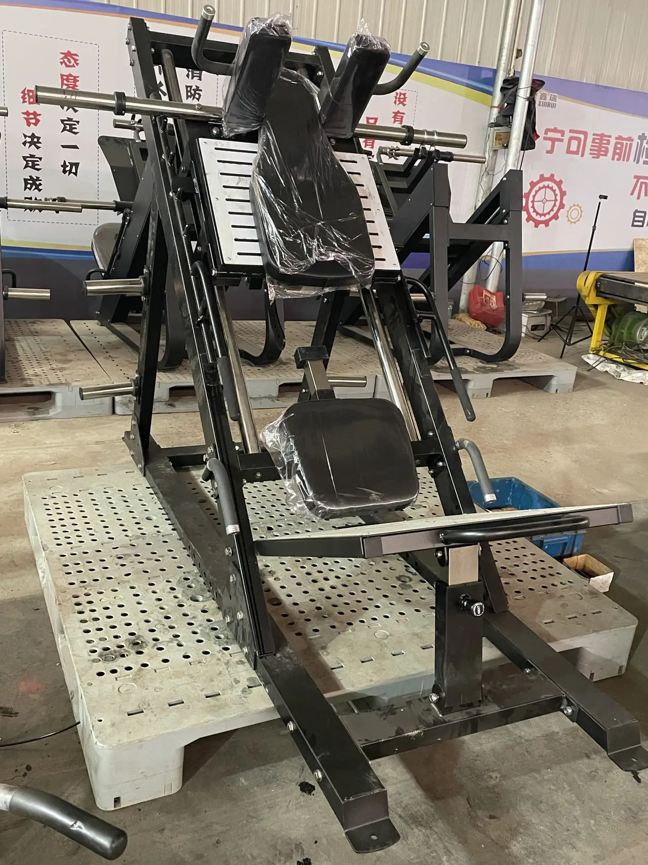 Alibaba.com: Commercial 2-in-1 leg press and hack squat machine, plate ...