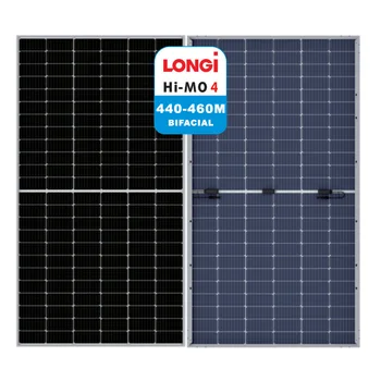 Longi Solar Panel Hi-mo 4 Lr5-72hbd N Type Bifacial 440w 445w 450w 455w ...