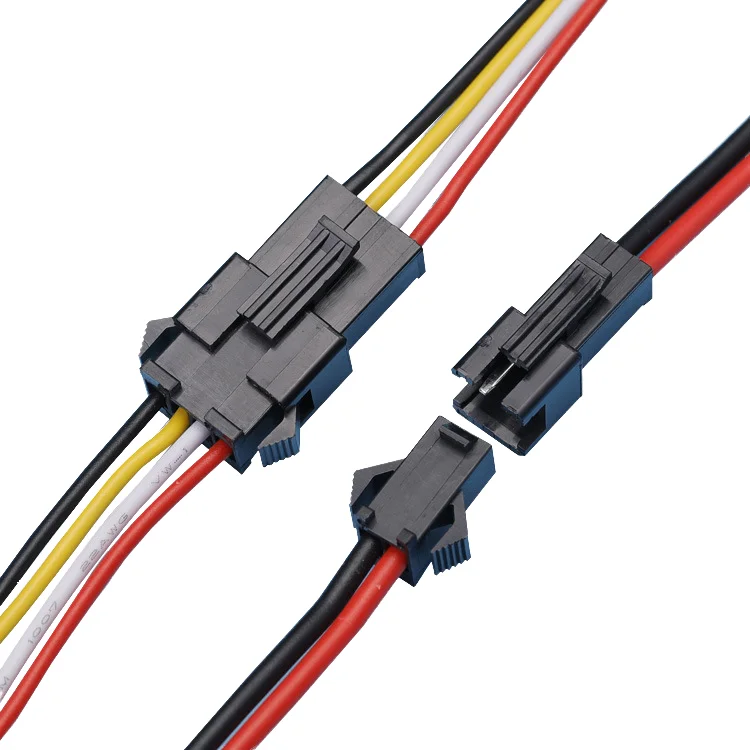 Jst Sm 3 Pin Led Light Male Female Plug Electrical Wire Crimp Terminal ...