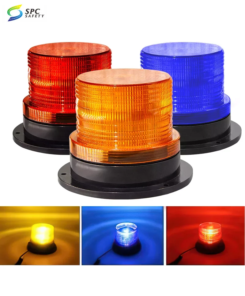 Car Bus Electric Tractor Forklift Magnetic Led Flashing Amber Strobe ...
