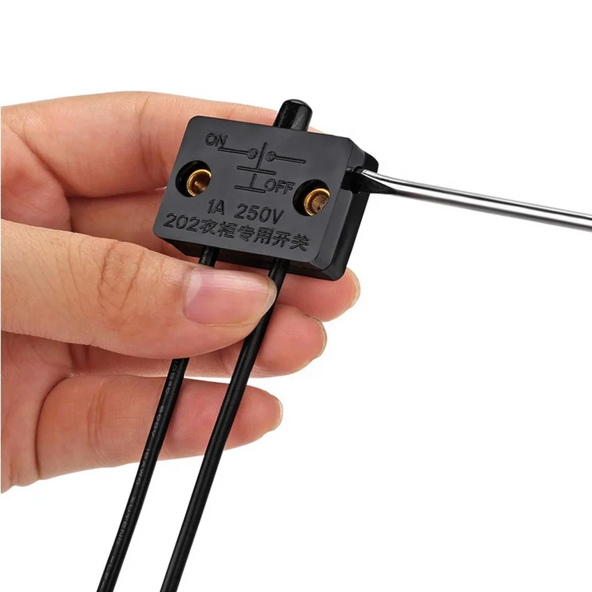 12V 24V 110V Push Lamp Switch - Instant Cabinet Light Control