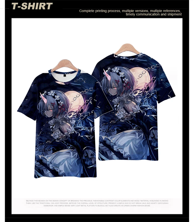 100% Cotton One Piece Luffy Anime Digital Print T-shirt Boys' 3d ...