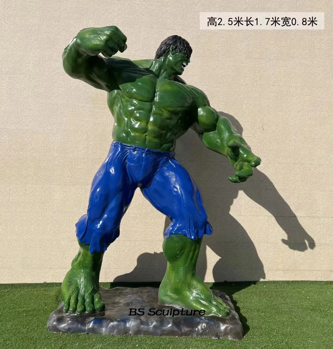 Marvel Hero Figures Fiberglass the Giant Green Hulk Action Figure ...